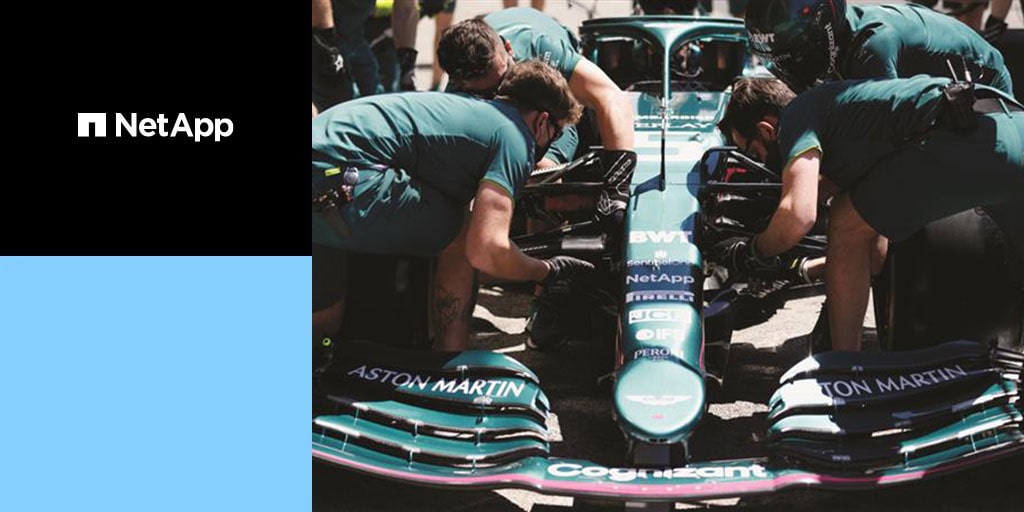 데이터로 F1 우승을 향해 질주하는 Aston Martin | NetApp