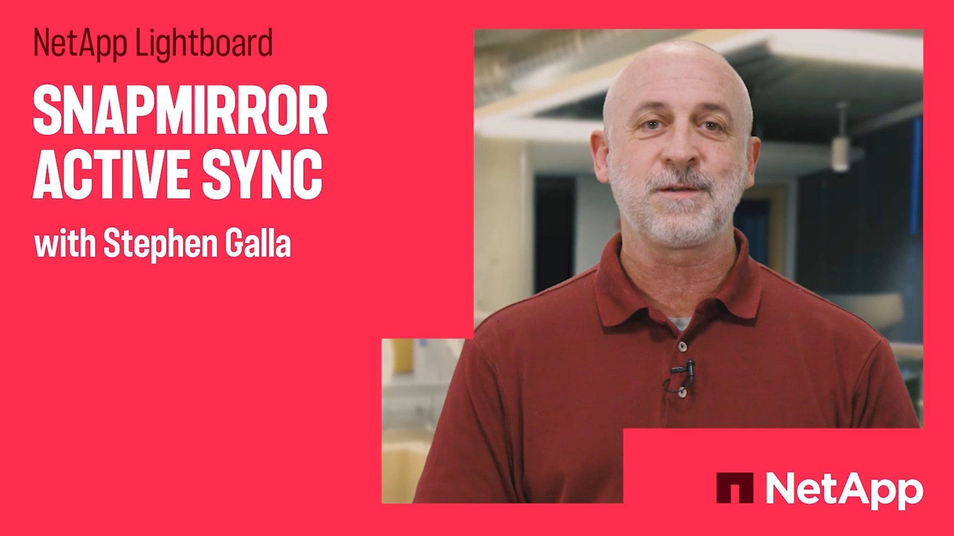 SnapMirror active sync business continuity solution | NetApp Video