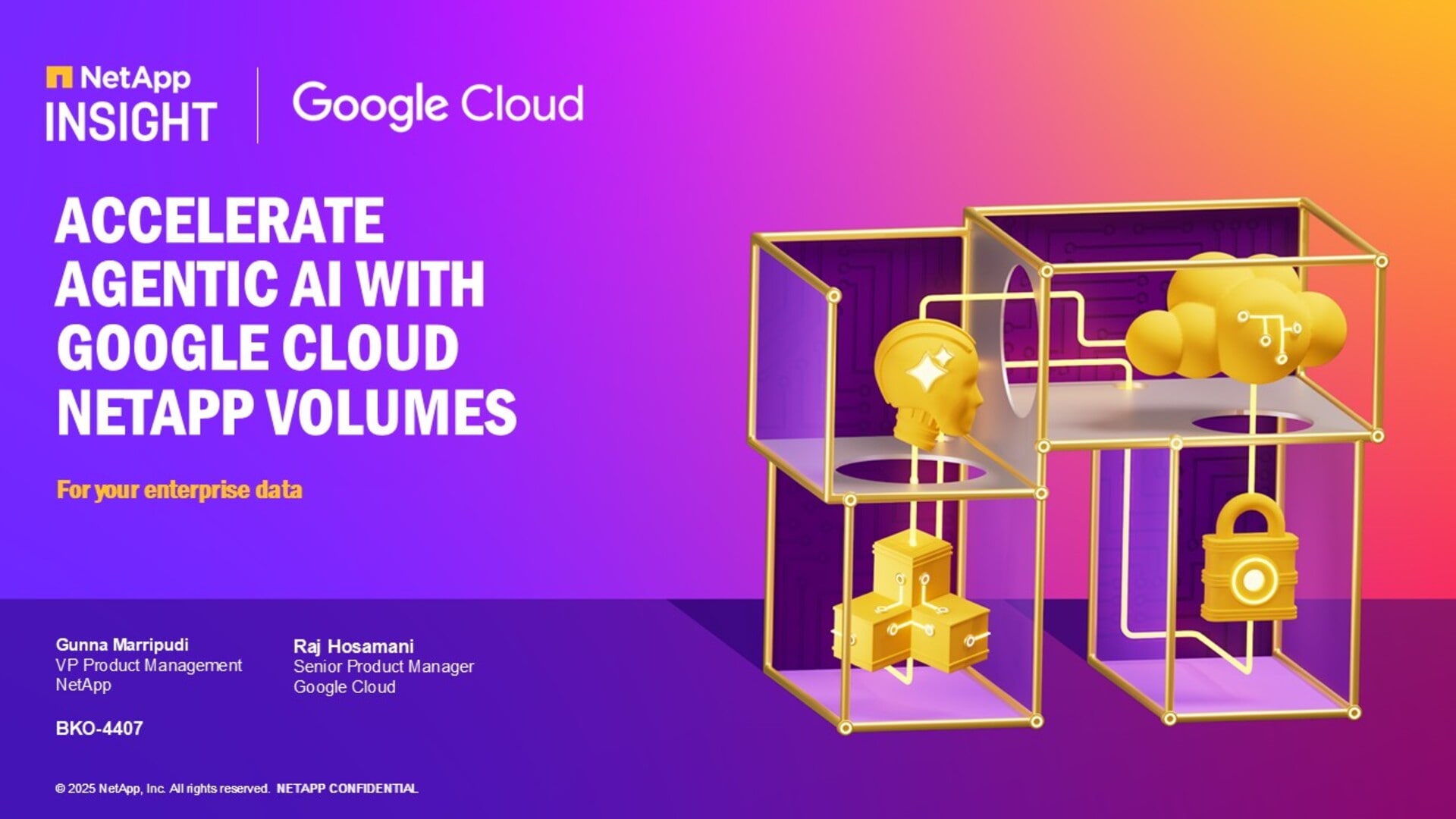 Accelerate agentic AI with enterprise data on Google Cloud NetApp ...
