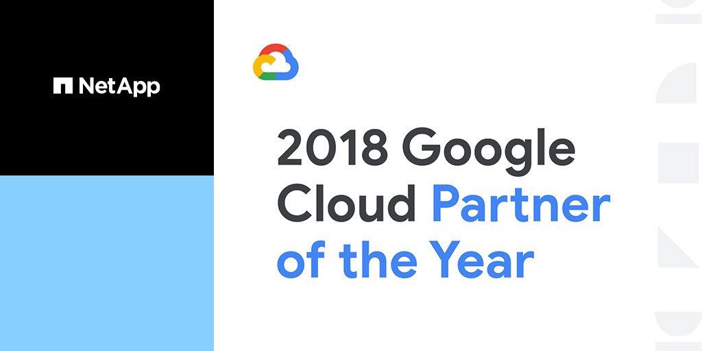 NetApp Recognized as Google Cloud Technology Partner of the Year for Infrastructure | NetApp Blog
