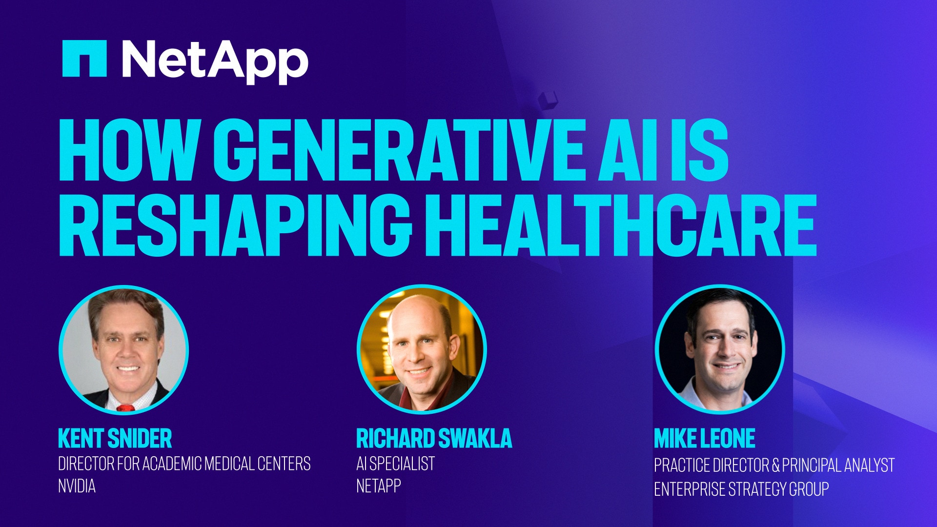 How generative AI is reshaping healthcare | NetApp Video