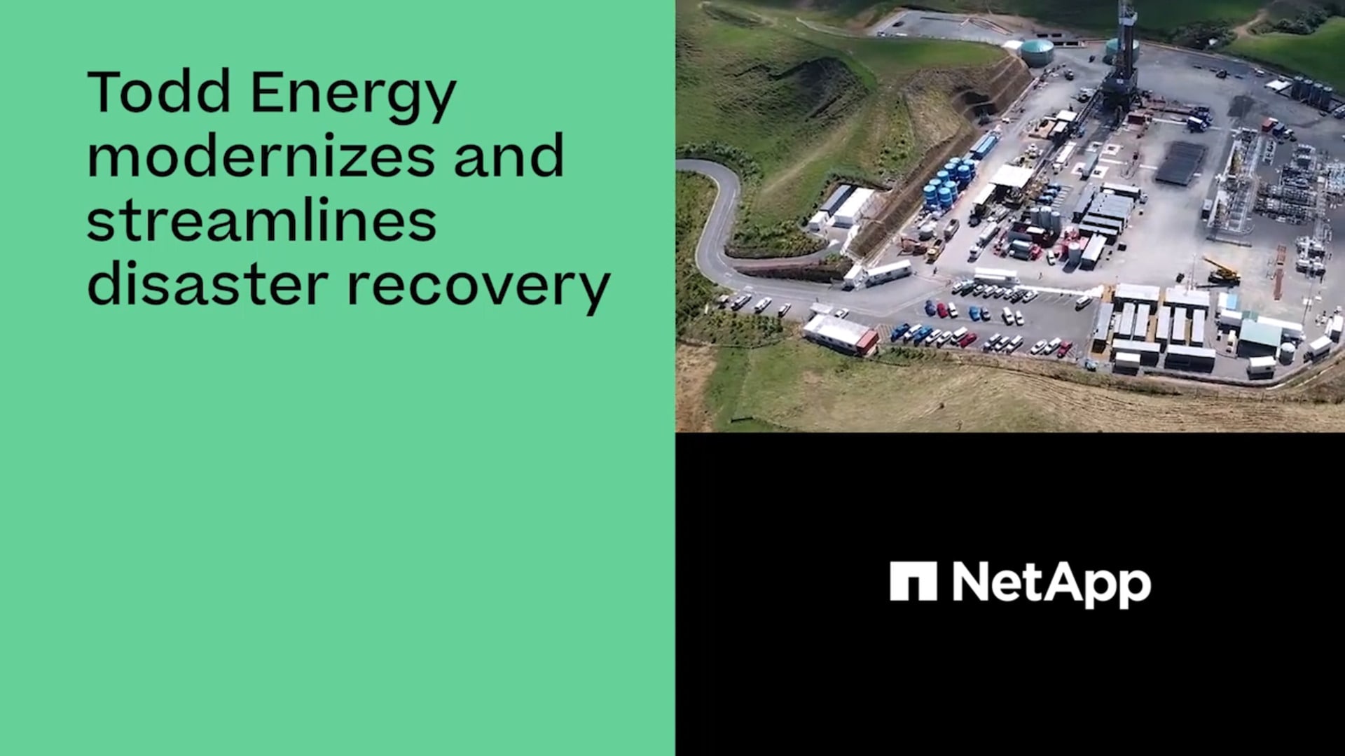 Todd Energy modernizes and streamlines disaster recovery | NetApp Video