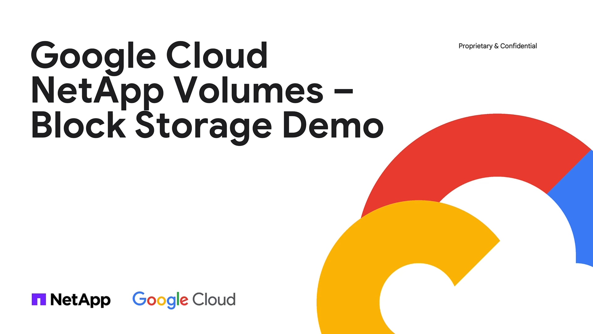 Provision block storage on Google Cloud NetApp Volumes | NetApp Video