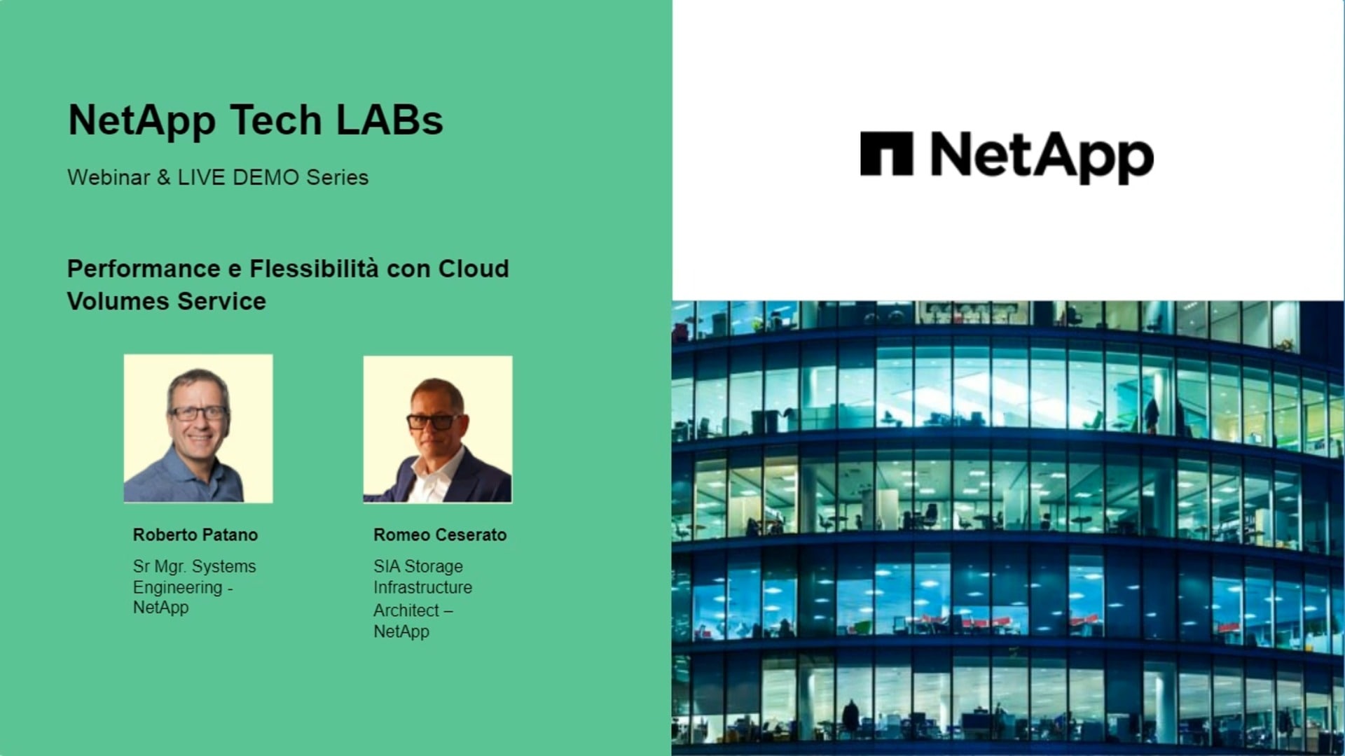 Performance e flessibilità con Cloud Volumes Service | NetApp Video