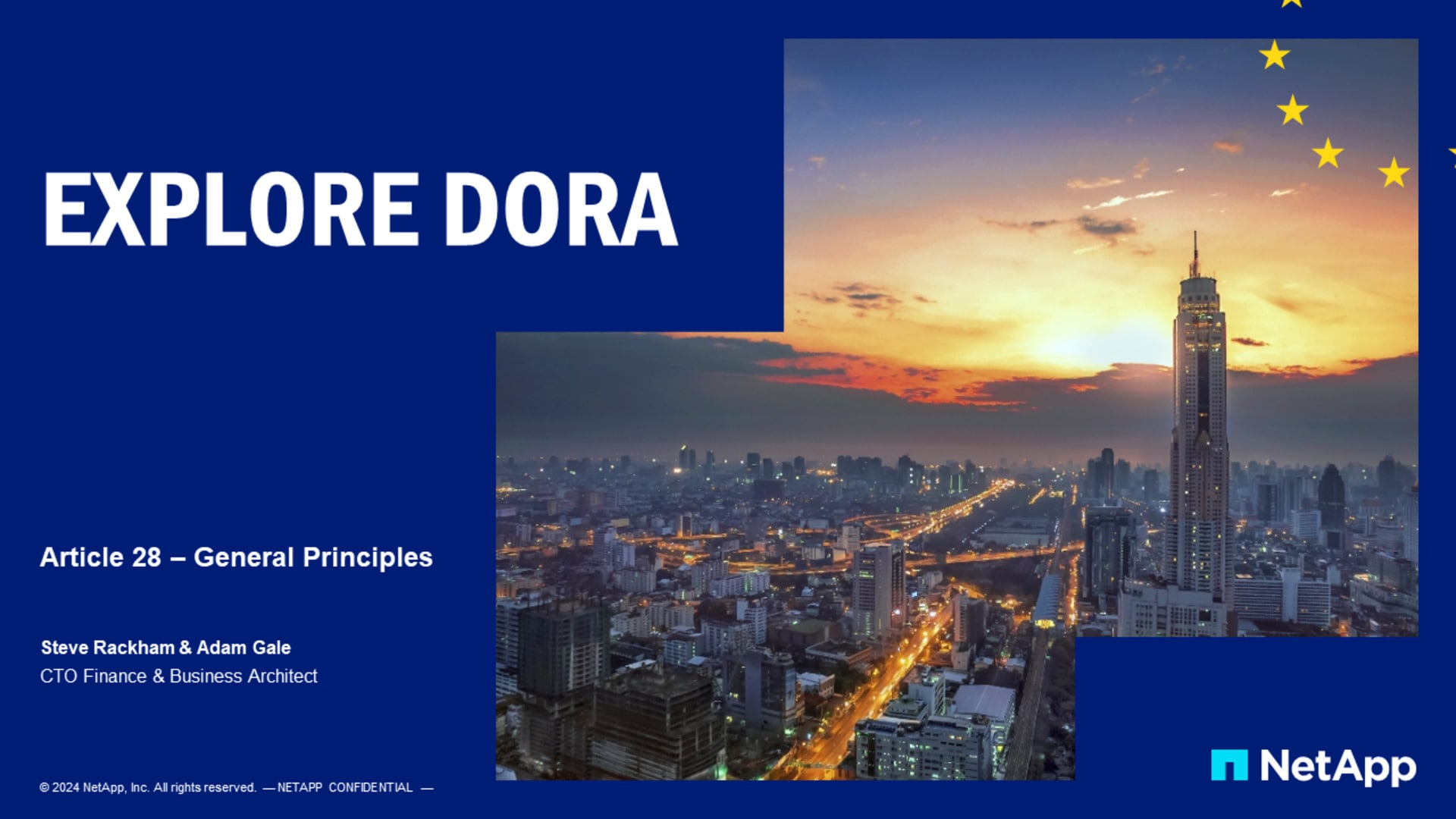 Embracing your DORA journey - General principles | NetApp Video