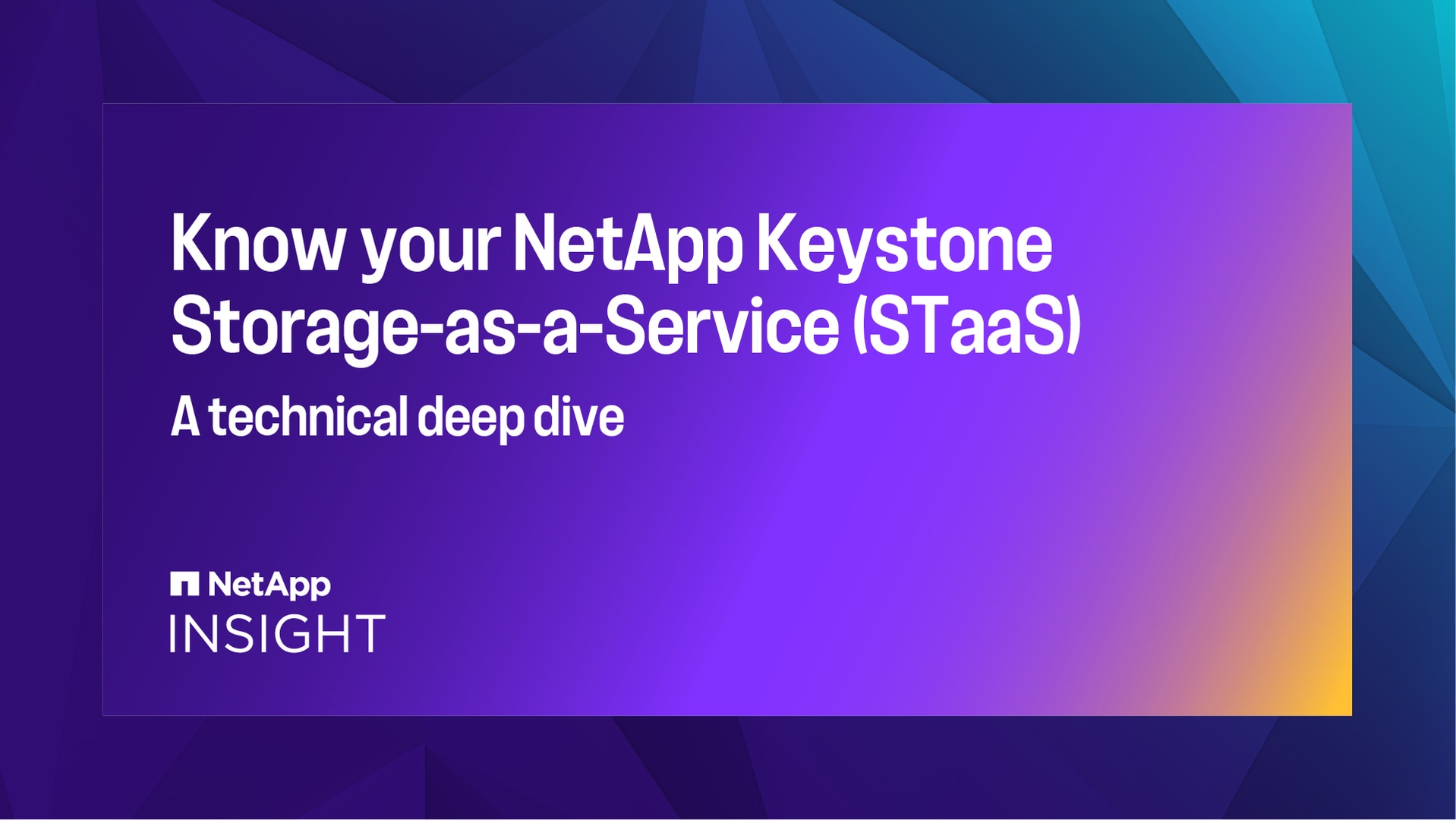 Know your NetApp Keystone STaaS [1467-2] | NetApp Video